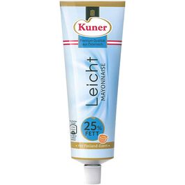 Mayonnaise leicht 25% 250ml von Kuner jetzt online bestellen!