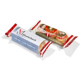 Personalisierte Victor Schmidt Mozartkugeln 3 Stk. mit Branding auf ...