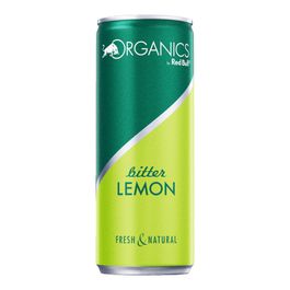 Buy Organic Red Bull Organics Bitter Lemon 250ml - value pack of 24 ...