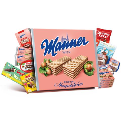 Order Manner Original Neapolitan Wafers 4 pieces 300g online now