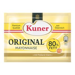 Mayonnaise 80% Beutel 100ml von Kuner jetzt online bestellen!