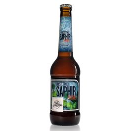 Saphir Bier 330ml - Südfruchtaromen - kräftiger Körper - goldgelbes ...