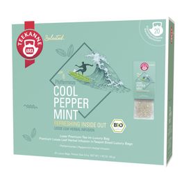 Organic Cool Pepper Peppermint Tea 20 Bags by Teapot