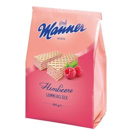 Manner summer wafer raspberry 185g - order online now