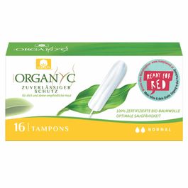 Buy organic tampons normal 16 pieces - gently bleached with oxygen ...
