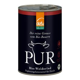 Organic dog food pasture-fed beef 400g – 12-pack from Defu – order ...