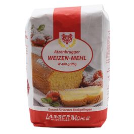 Weizen Mehl W 480 griffig 1kg von Langer Mühle online kaufen