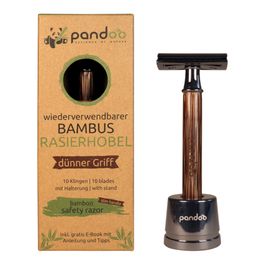Organic safety razor with bamboo handle, 1 piece from Pandoo – order ...