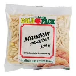 Mandeln gestiftelt 100g von Goldpack - jetzt online bestellen!
